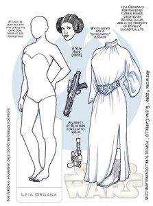 Star Wars Paper Dolls: Leia Organa - Pop Culture Paper Dolls