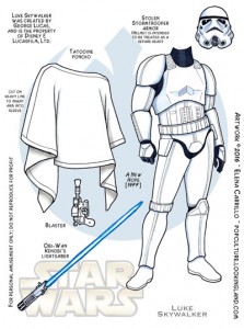 Luke Skywalker Archives - Pop Culture Paper Dolls
